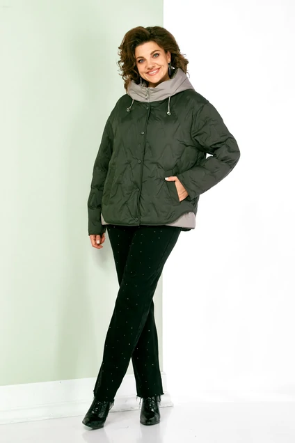 Куртка 2193 лесной Shetti купить в интернет магазине Велесмода